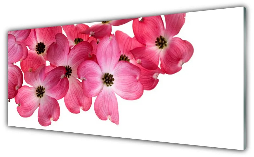 akrylový obraz Květiny 125x50 cm