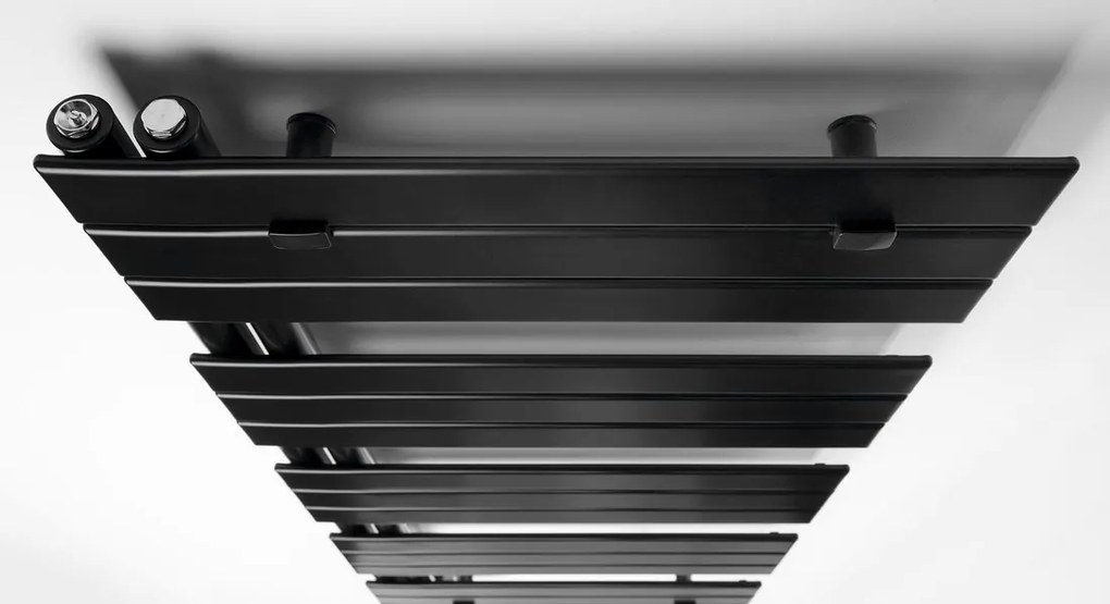 Aqualine Mythos otopné těleso rovné boční připojení 500 x 1430 mm černá mat LLM514B