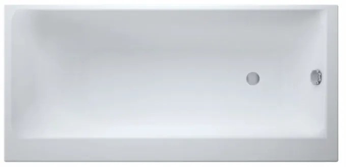 Cersanit Smart, akrylátová vana pravá 170x80cm + nožičky, bílá, S301-116