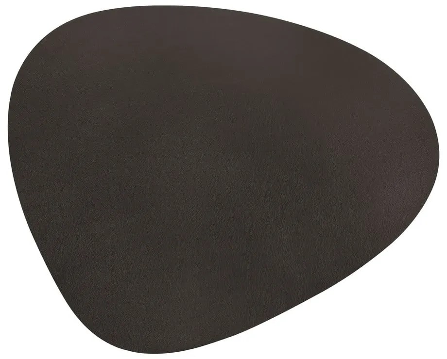 Tmavě šedá kůže 92x108 cm Curve XXXL Bull – LIND DNA
