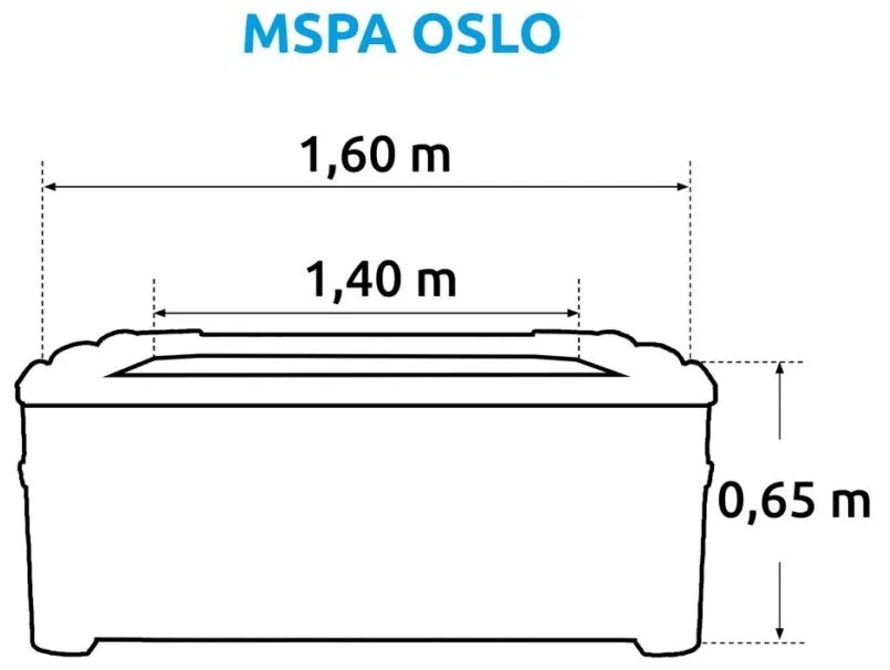 Vířivý bazén MSPA OSLO