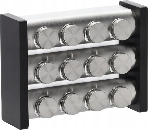 Sada kořenek COMFY se stojanem, černá / stříbrná NIW9226 (12 ks)