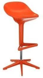 Kartell - Barová židle Spoon - oranžová