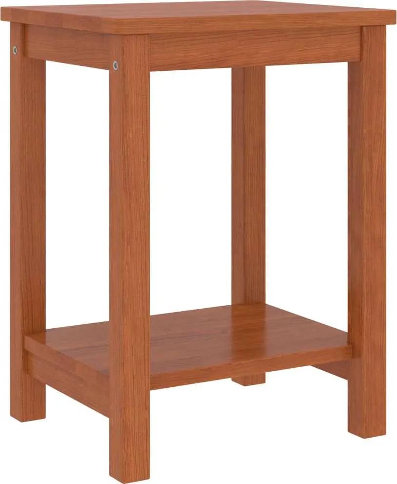 vidaXL Noční stolek 35 x 30 x 47 cm masivní borové dřevo [322210] Barva: tmavě hnědá