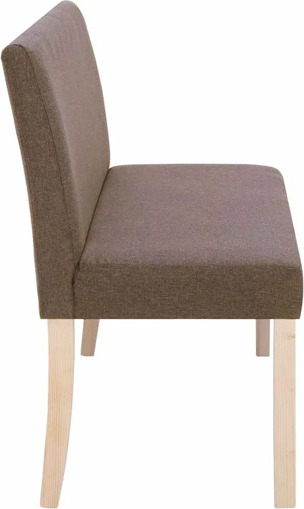 Lavice 139,5 cm hnědá polyester 281336