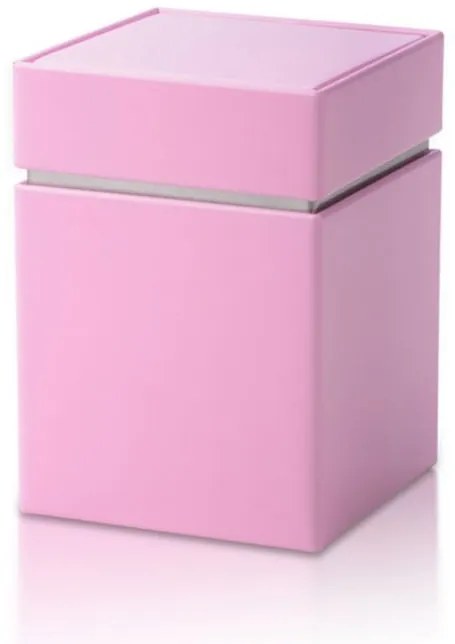 Elegant - čtvercová dóza na čaj Pink