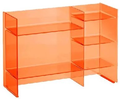 Laufen Kartell - Policový regál, 75x26x53 cm, oranžová H3893310820001