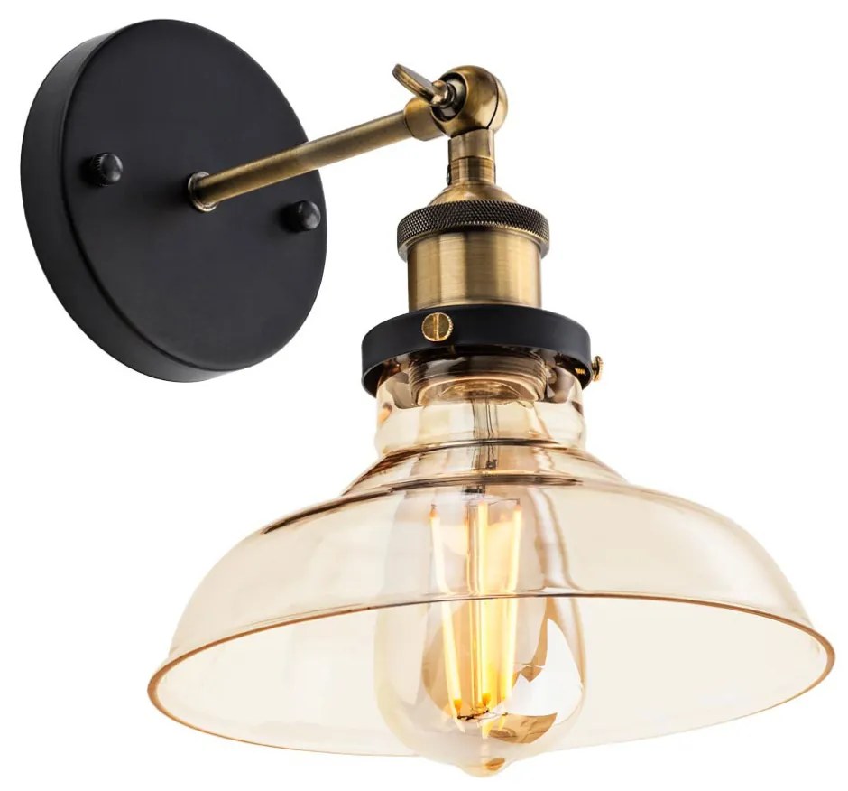 Světla a lustry REDO GROUP Nástěnná retro lampa SAVILLE 01-1026