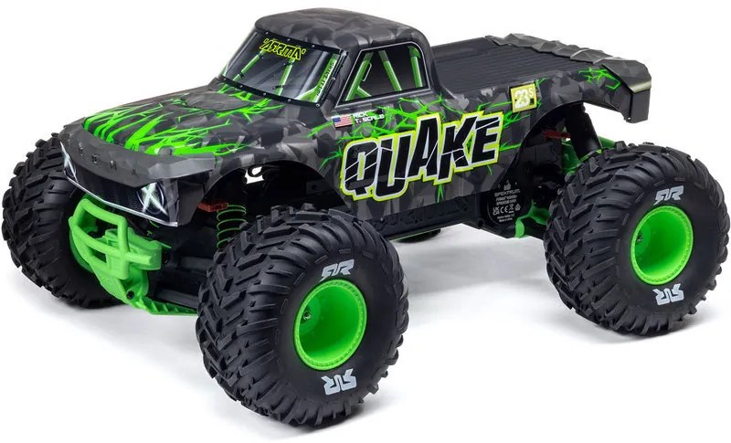 Arrma quake 223s blx 2wd 1:10 rtr zelené