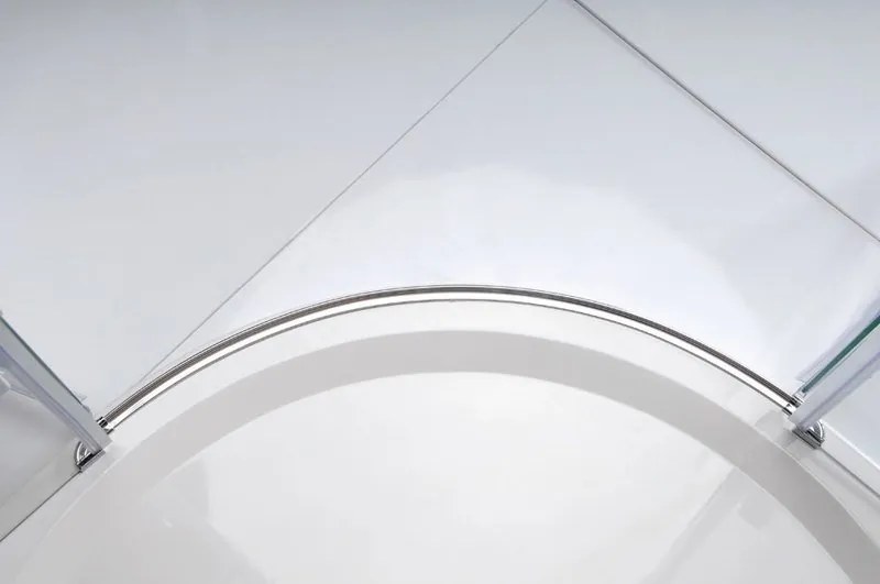 Gelco Legro GL5590 sprchový kout 90 x 90 x 190 cm čtvrkruhový čiré sklo