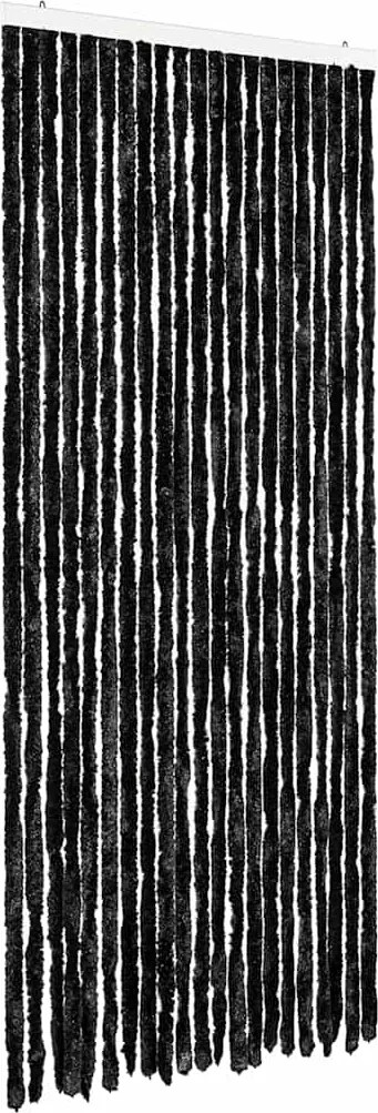 Závěs proti hmyzu antracitový 90 x 200 cm Chenille 315142