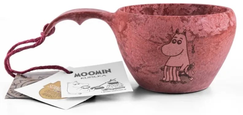 Hrnek kuksa Kupilka Moominmamma 0,37l, červený