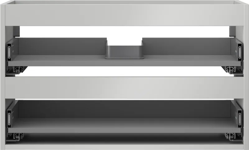 Mexen Box-A, závěsná skříňka 80 cm, 2 zásuvky, matná šedá, 91AX0-0800-470-2-62