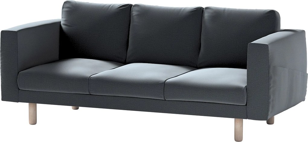 Potah na pohovku IKEA Norsborg 3-místná barva šedá látka sametová