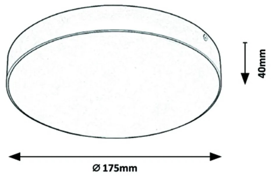 Rabalux LED venkovní stropní svítidlo TARTU 18W | 1800lm | 2800-6000K CCT | IP44 - bílá