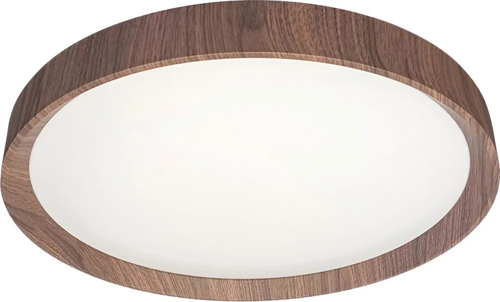 Stropní LED svítidlo Forest, 1x LED 24w, 4000k, (fi 39cm), imitace dřeva