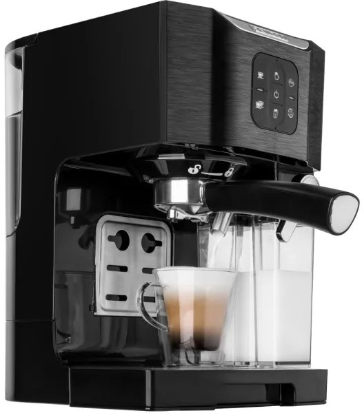 Sencor - Pákový kávovar espresso 1450W/230V černá/matný chrom