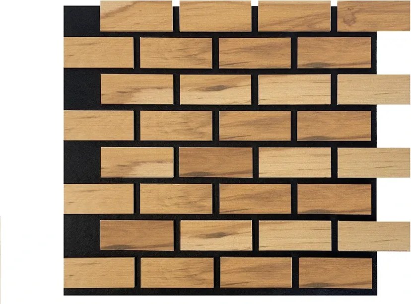 Akustický dekorační panel Klinker Pecan 67x58 cm