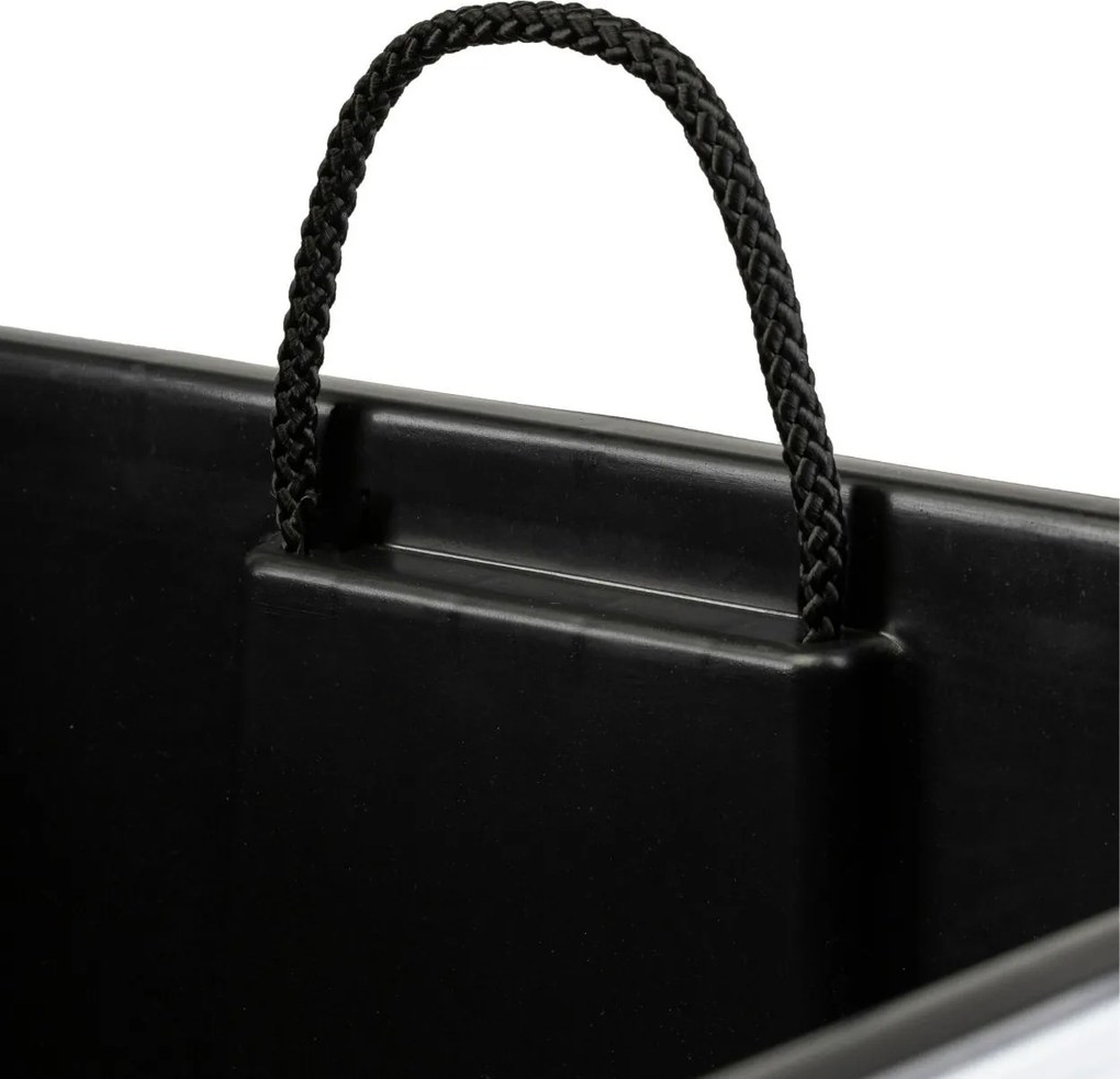 Plastový květináč Porto Riflo 57x29,5x29,5 cm bílý