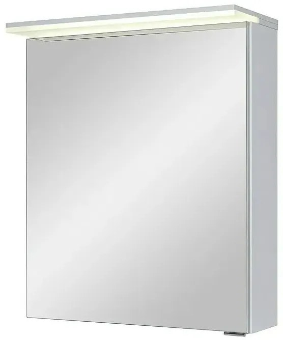 Riva Matrix Zrcadlová skříňka s LED osvětlením, 60 × 72,4 × 26 cm, bílá