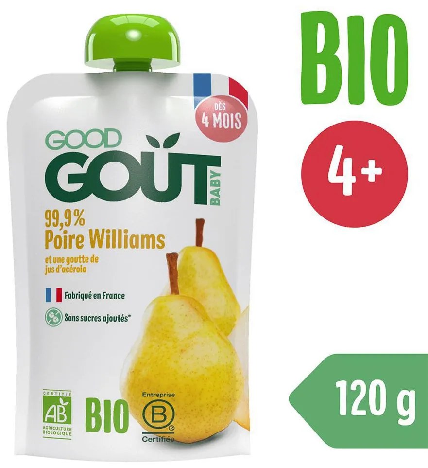 Good Gout BIO Hruška Williams (120 g)