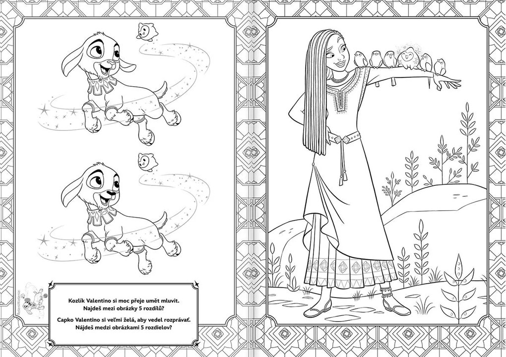 JIRI MODELS Omalovánky A4 Disney Přání 6