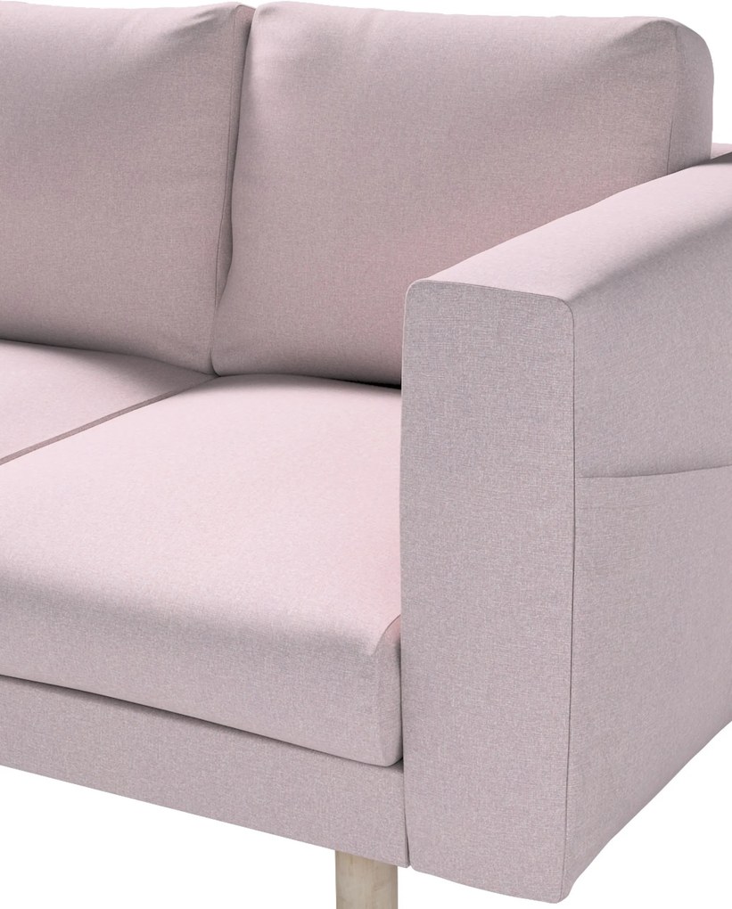 Potah na pohovku IKEA Norsborg 3-místná barva růžová látka pletený vzor