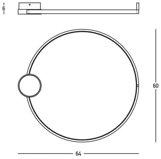 Zambelis 23096 - LED Stmívatelné stropní svítidlo LED/24W/230V 3000K zlatá