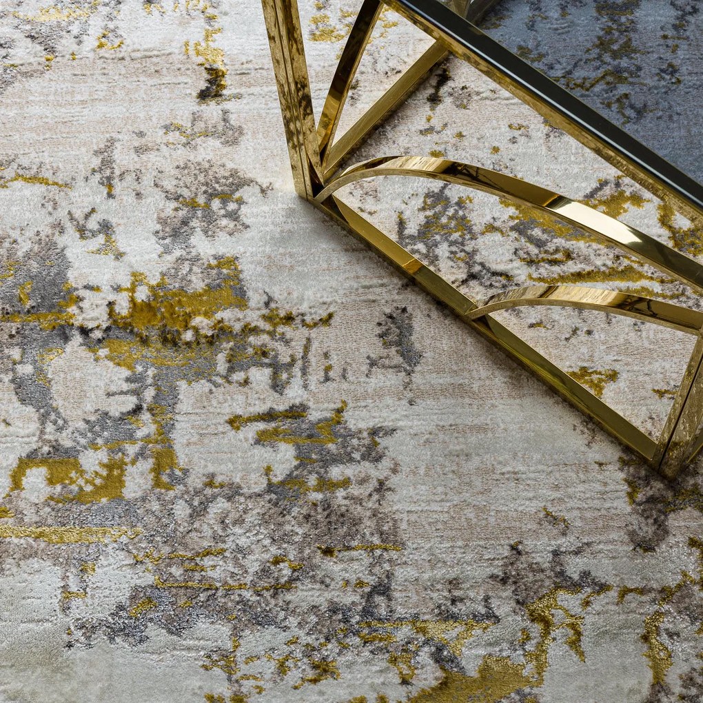 Dywany Łuszczów, Kusový koberec Bliss Z199AZ127 cream/gold, 140x190, béžová, kancelář