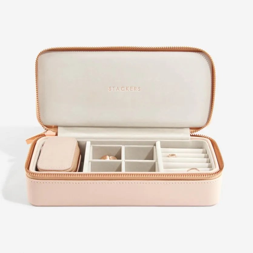 Cestovní šperkovnice Stackers Travel Blush | Růžová