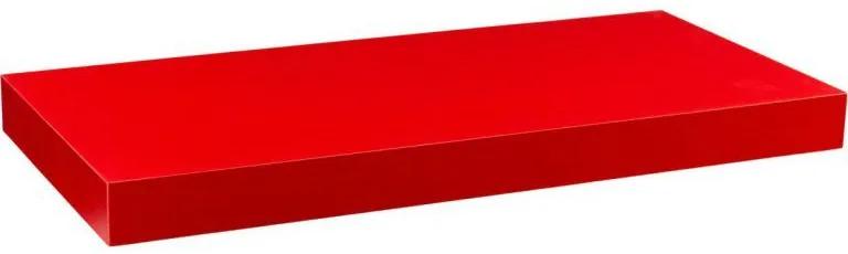 75639  Stilista Volato nástěnná police, 80 cm, červená