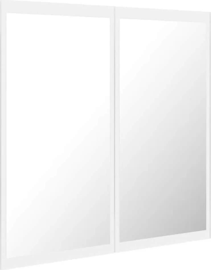 vidaXL LED koupelnová skříňka se zrcadlem 60 x 12 x 45 cm akryl [804956] Barva: šedá sonoma