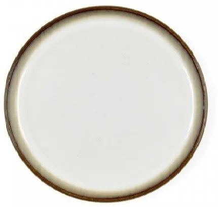 Dezertní talíř 22 cm Grey/Creme | krémová