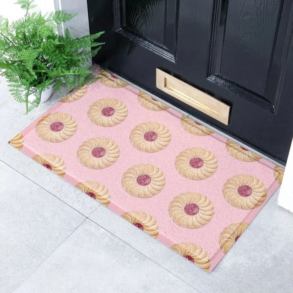 Rohožka z recyklovaného plastu 40x70 cm Jam Biscuit – Artsy Doormats