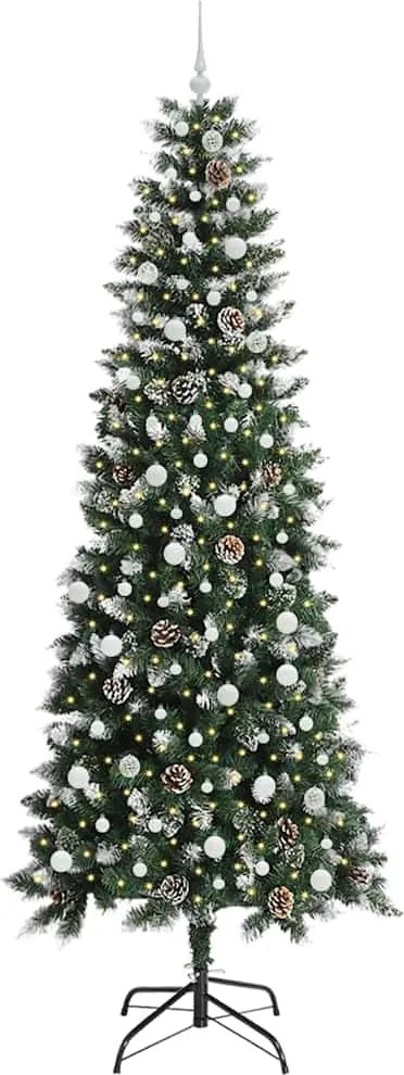 Umělý vánoční stromeček Zelená 240 cm PVC, plast a ocel 3395847