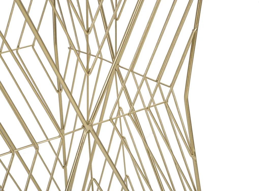 Odkládací stolek Lines 50 cm zlatý