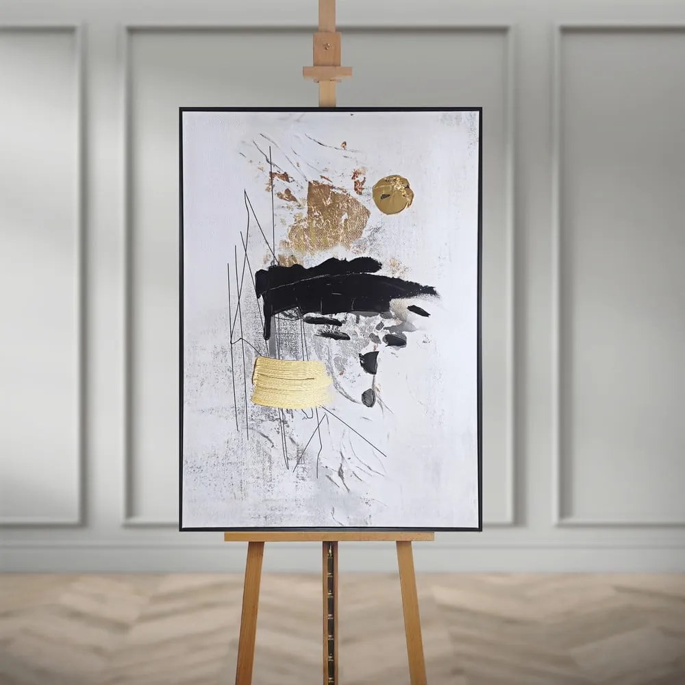 Obraz s ručně malovanými prvky s rámem/na plátně 70x100 cm Fantasia I – Styler