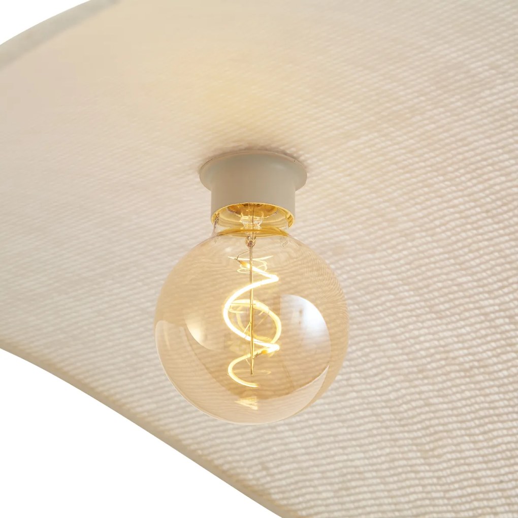 Moderní závěsná lampa béžová 65 cm - Hat
