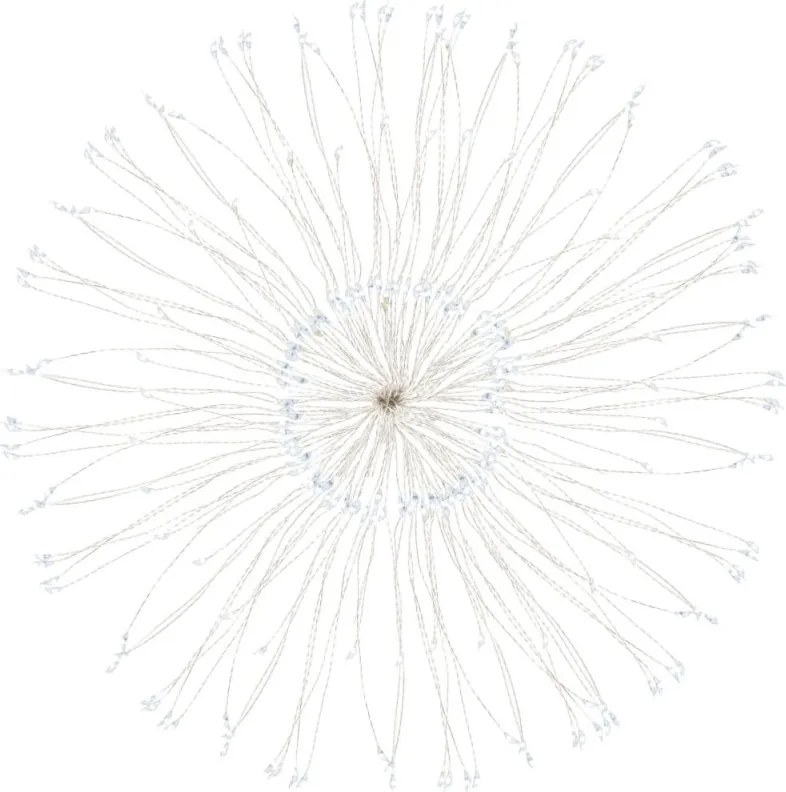 LED Hvězda Supernova - 30cm, 100LED, 8 funkcí, IP44, studená bílá