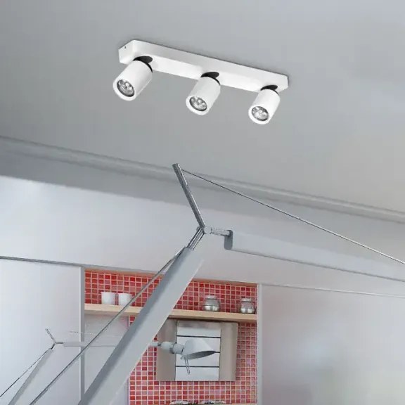 Moderní bodové světlo Tomi 3 bílé