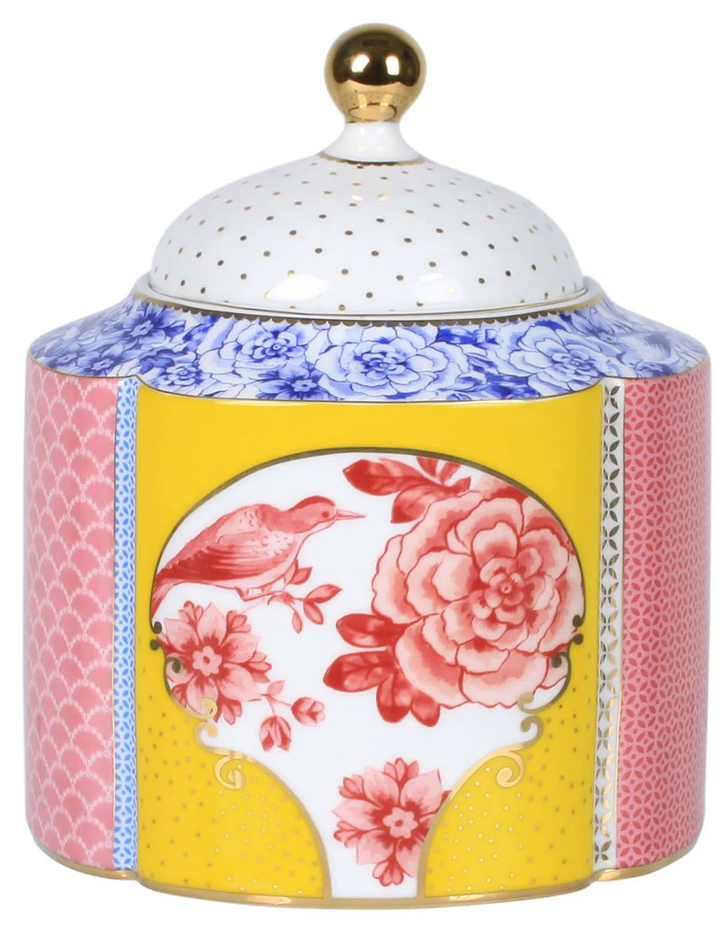 Pip Studio Royal Multi porcelánová dóza, 1,75l, barevná (porcelánová dóza)