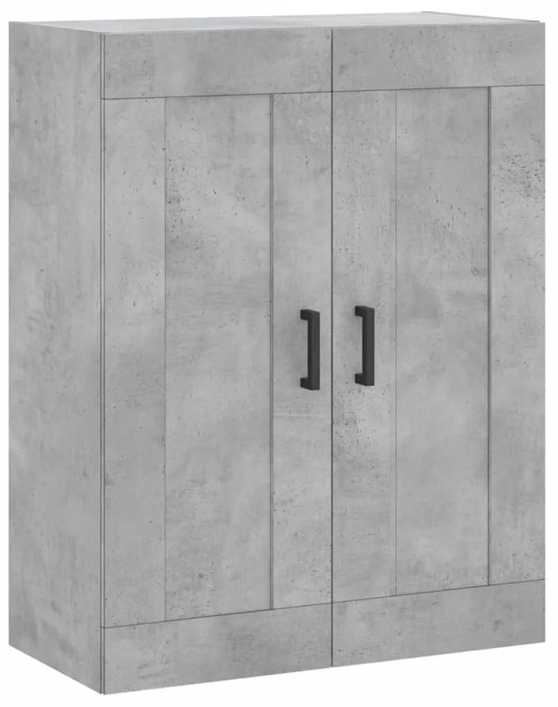 Skříň highboard betonově šedá 69,5x34x180 cm kompozitní dřevo,  3199685