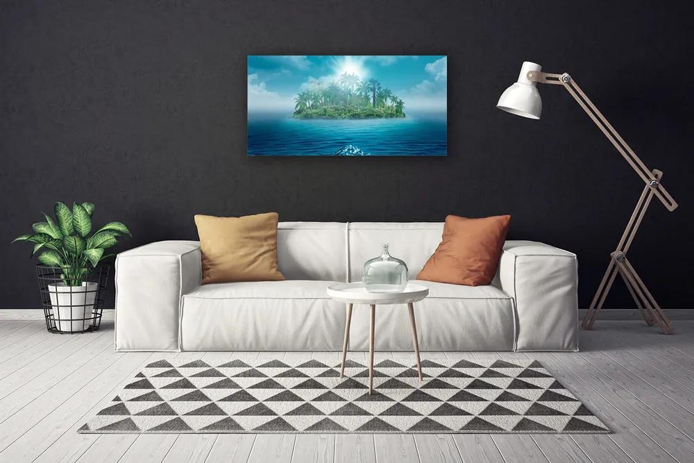 Obraz na plátně Ostrov Moře Krajina 140x70 cm