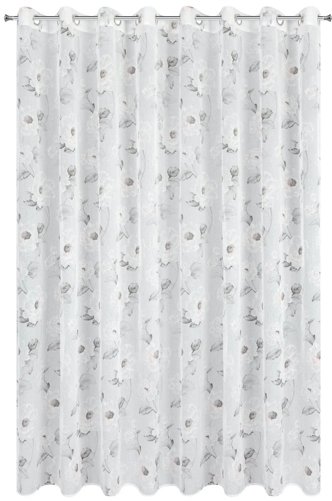 ZÁCLONA NA KROUŽCÍCH BESSY 350X250 CM VÍCEBAREVNÁ