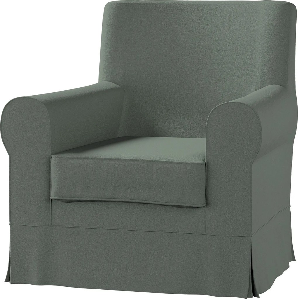 Potah na křeslo IKEA Ektorp Jennylund barva zelená látka pletený vzor