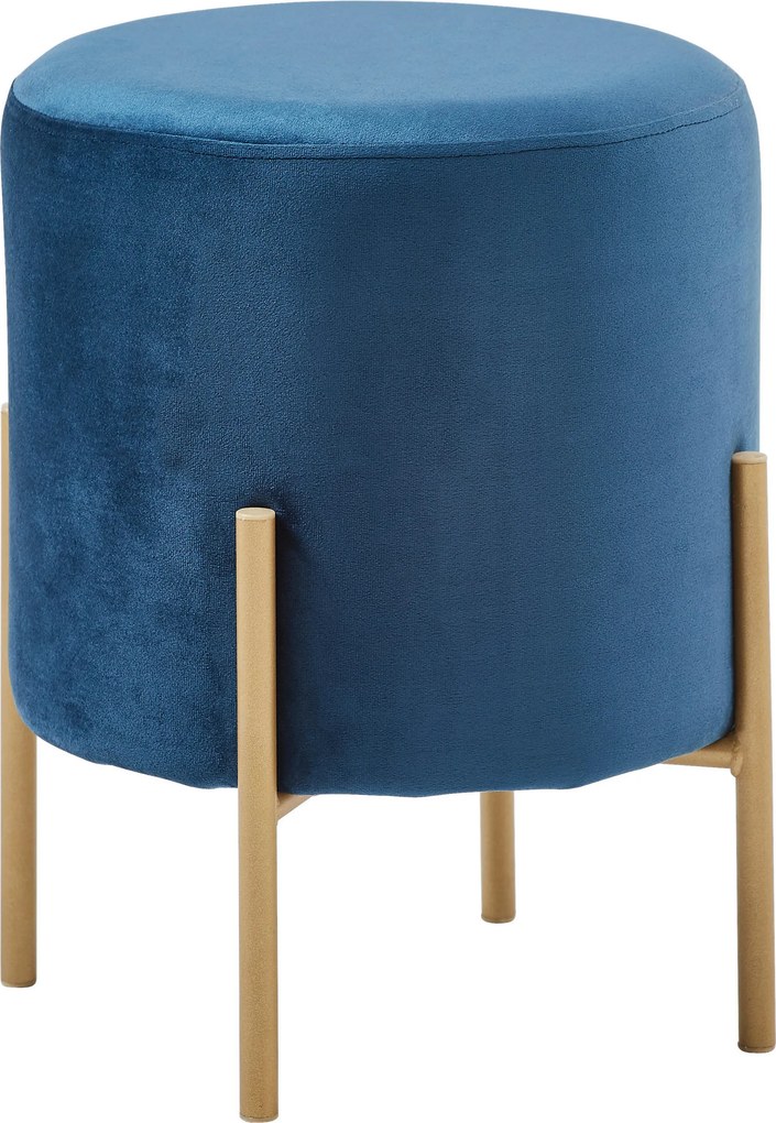 XXXLutz TABURET, kov, textil, 35/42/35 cm Xora - Taburety - 000239001002