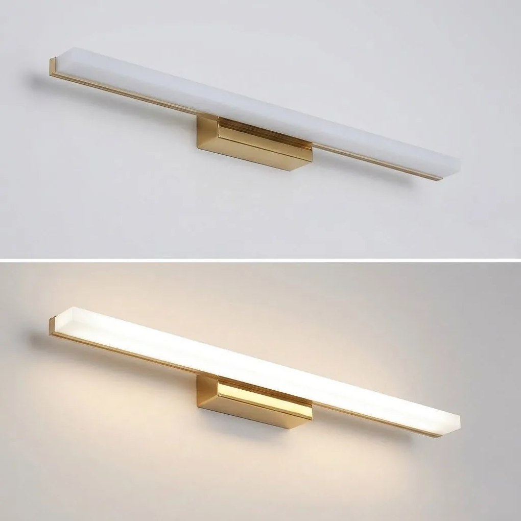 Toolight Rea, Nástěnné svítidlo LED 80CM APP1850-1W GOLD, OSW-66004
