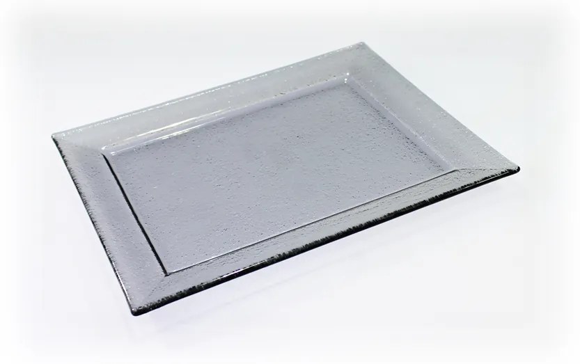 BDK-GLASS Servírovací tác MAXIM 29x23cm Barva: Extra čiré sklo