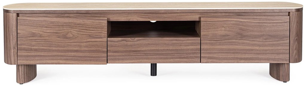 BIZZOTTO TV stolek EZEKIEL kaštan 180x45 cm 0747347