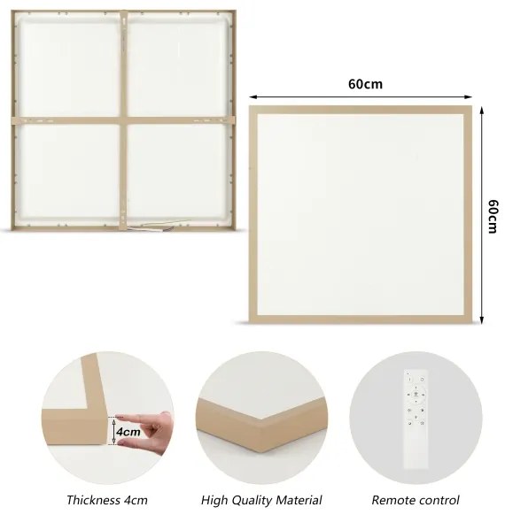 Brilagi -LED Stmív. koupelnové svítidlo FRAME SMART LED/50W/230V 60x60 IP44 + DO